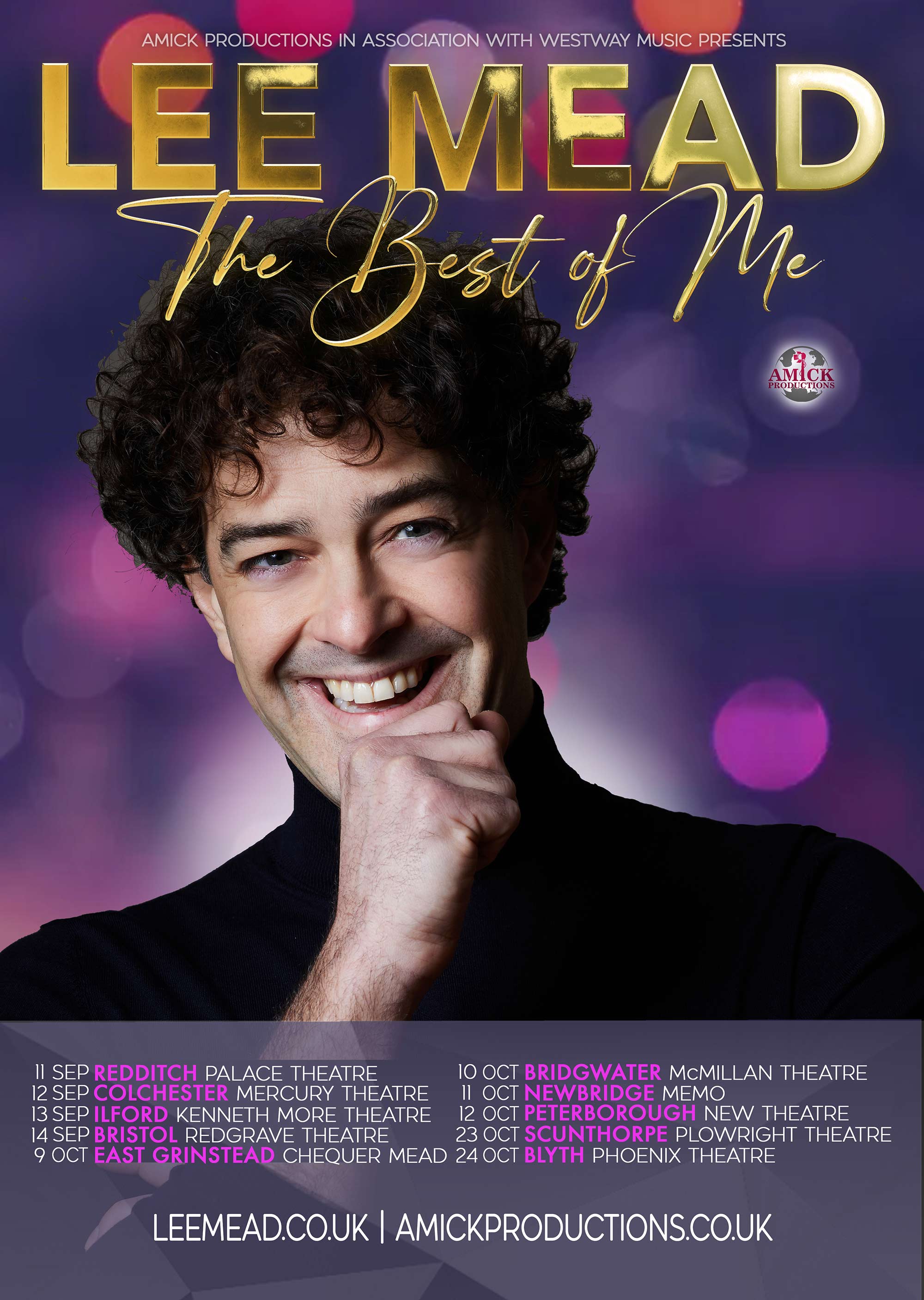 Lee Mead official web site
